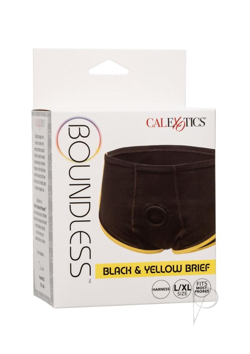 Boundless Black and Yellow Brief – The Adult Shoppe