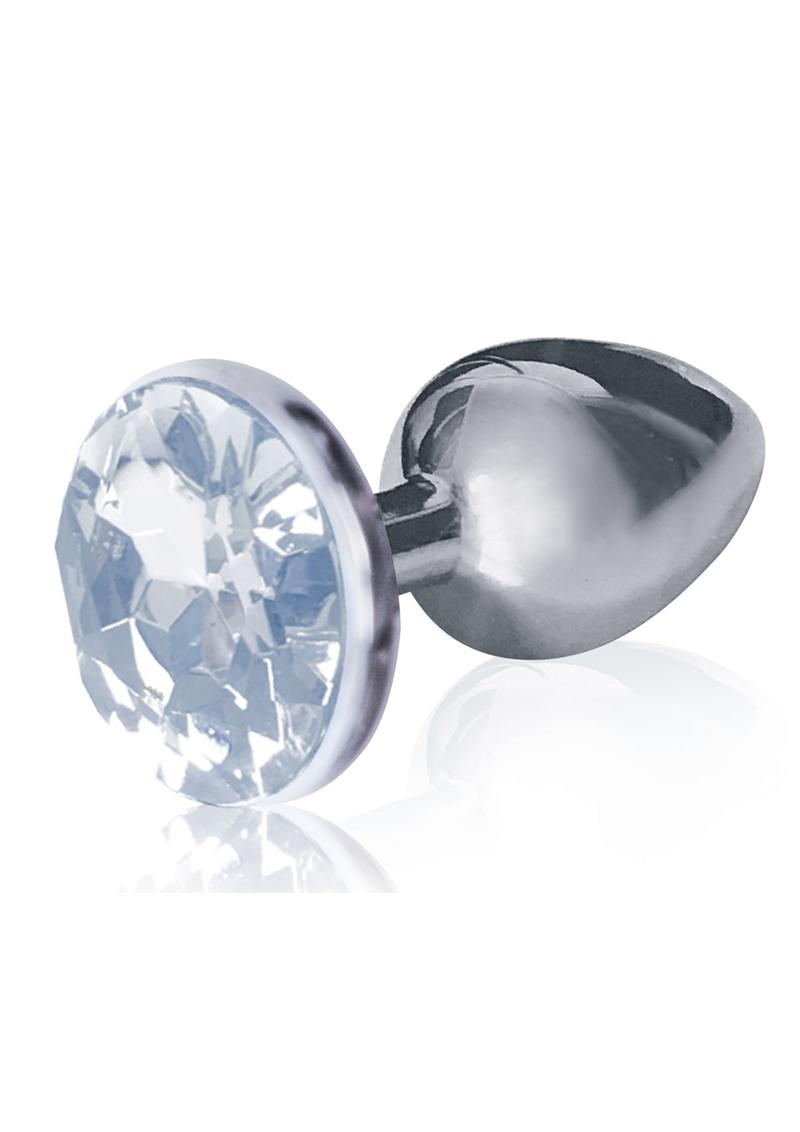 The 9's - The Silver Starter Bejeweled Stainless Steel Plug – The Adult ...